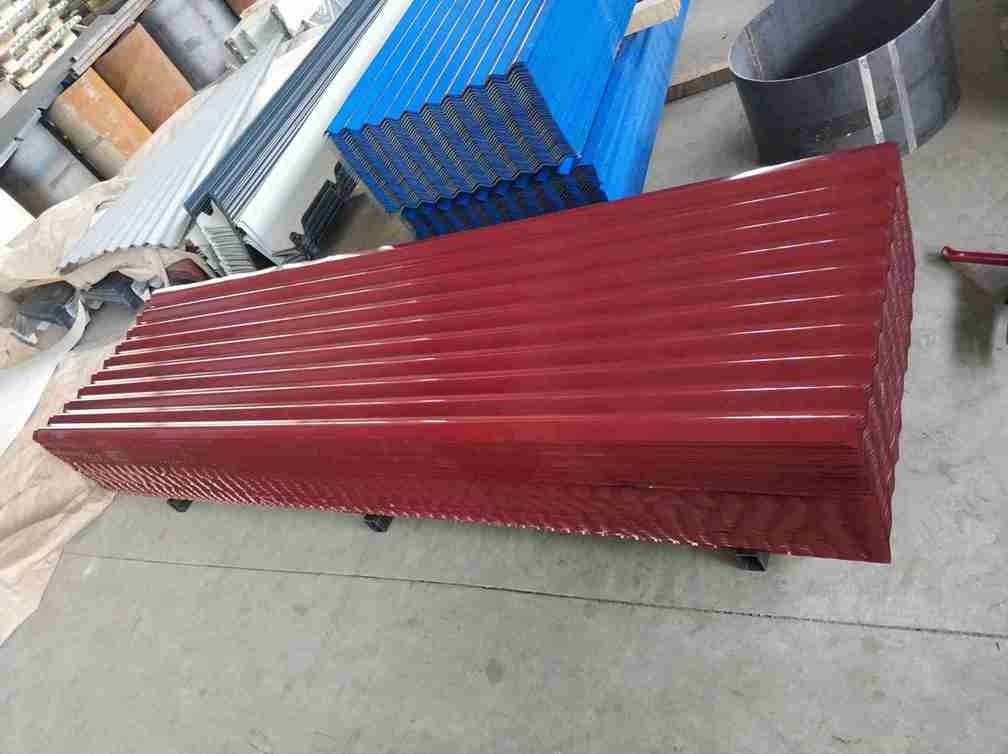 Color Coated Corrugated Metal Siding Panels / Corrugated Steel Roof Sheets