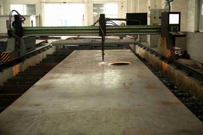 Galvanizing Custom Cut Sheet Metal / Steel Plate Cutting Parts ASTM A36