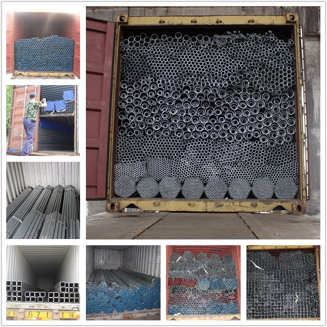 SPHC, SPCC oiled / black color / galvanized Rectangle, Ellipse Welded ...